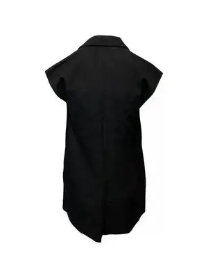 Moschino Velvet Oversized Vest Mini Dress