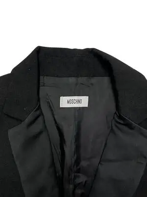 Moschino Velvet Oversized Vest Mini Dress