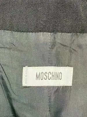 Moschino Velvet Oversized Vest Mini Dress