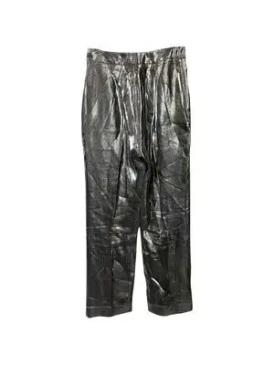 Isa Arfen Crinkled-effect Trousers