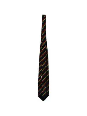 Moschino Striped-pattern Silk Neck Tie