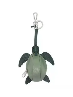 Mulberry Turtle Zip-around Keyring - Green