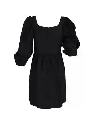 Ba&sh Palavia Square-neck Puff-sleeve Mini Dress