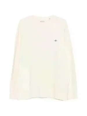 Gant Textured Logo Sweatshirt