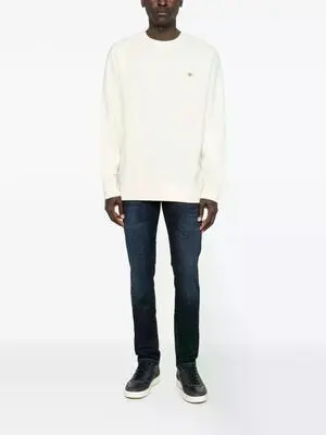 Gant Textured Logo Sweatshirt