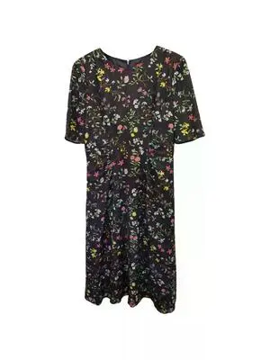 Altuzarra Sylvia Floral-print Dress - Black