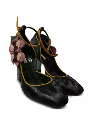 FABRIZIO VITI Floral Appliqué Pumps