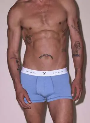 FLEUR DU MAL Boxer Brief - Denim