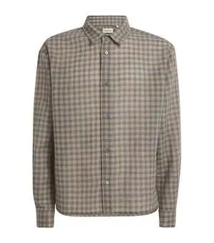 FRAME Virgin Wool Check Shirt