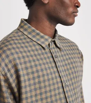 FRAME Virgin Wool Check Shirt