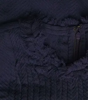 Ulla Johnson Karlyn Wool Blouse With Puff Sleeves - Navy