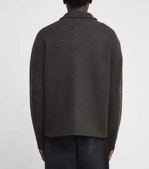 FRAME Yak-merino Wool Cardigan - Brown