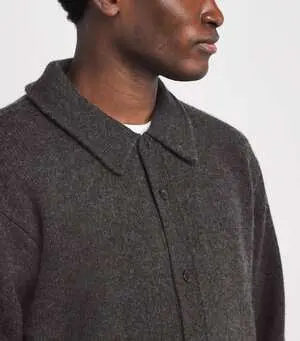 FRAME Yak-merino Wool Cardigan - Brown