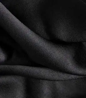 Vince Satin Draped Maxi Dress - Black
