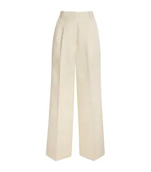 VORANIDA Pleated Wide-leg Trousers