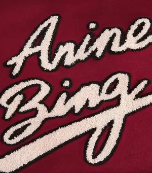 ANINE BING Chenille-logo Miles Sweatshirt