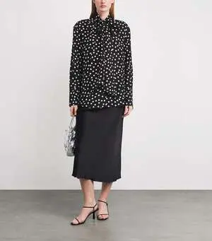 ANINE BING Ruby Polka Dot Blouse