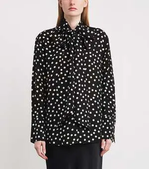 ANINE BING Ruby Polka Dot Blouse