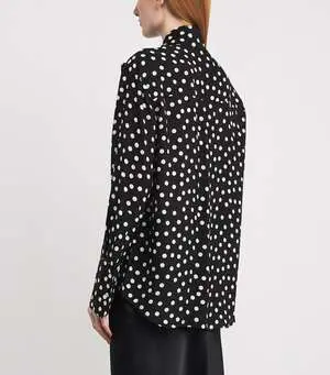 ANINE BING Ruby Polka Dot Blouse
