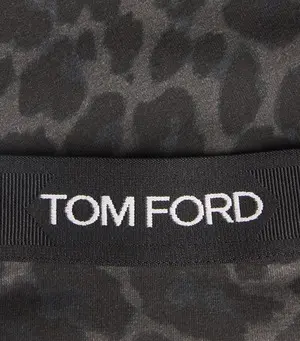 TOM FORD Stretch-cotton Leopard Print Boxer Briefs