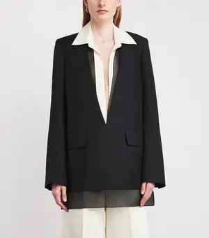 VORANIDA Layered Collared Blazer