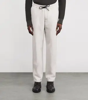 Sease Cotton Twill Summer Trousers - Grey