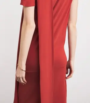 VORANIDA Cotton Maxi Dress With Scarf Detail