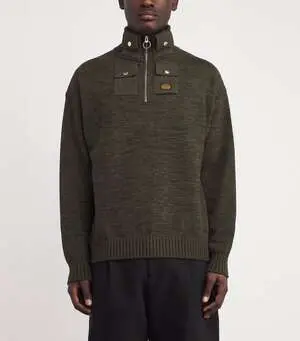 Kapital Wool Nickle Half-zip Sweater