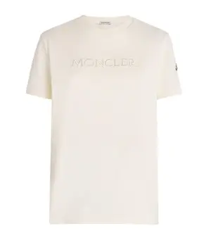 Moncler Embroidered T-shirts For Women