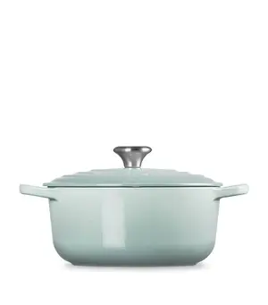 LE CREUSET Cast Iron Round Casserole Dish - Blue
