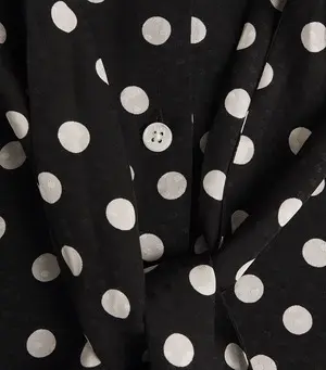 ANINE BING Ruby Polka Dot Blouse