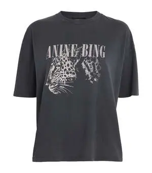 Anine Bing Animal Print T-shirts For Women