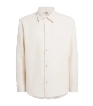 Sandro Fleece Long-sleeve Shirt