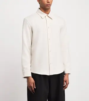 Sandro Fleece Long-sleeve Shirt