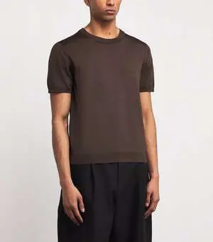 Sandro Knitted Short-sleeve T-shirt