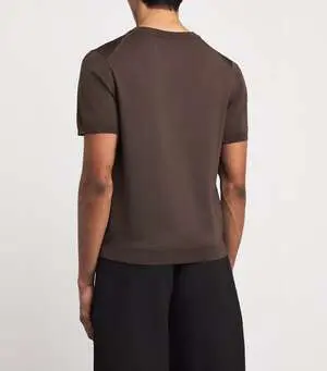 Sandro Knitted Short-sleeve T-shirt
