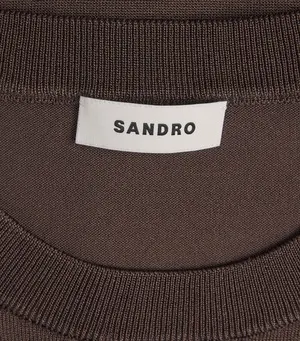Sandro Knitted Short-sleeve T-shirt