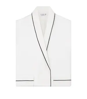 Gingerlily Large Mulberry Silk Dressing Gown - Ivory