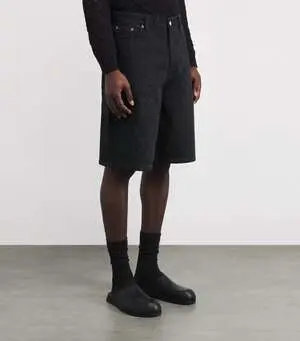 Casablanca Laser Monogram Denim Shorts
