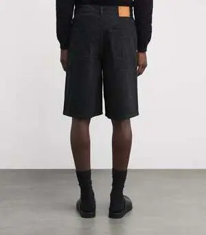 Casablanca Laser Monogram Denim Shorts