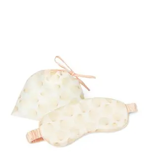 Gingerlily X Memo Press Mulberry Silk Seashells Eye Mask