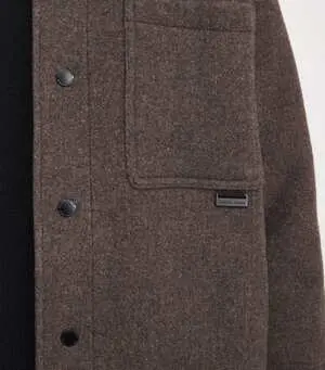 Canada Goose Wool-blend Atkinson Overshirt - Brown