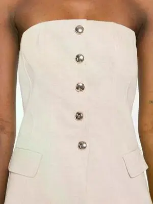 Maje Sleeveless Buttoned Top