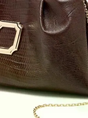 MALONE SOULIERS Vittoria Textured Rectangular Clutch
