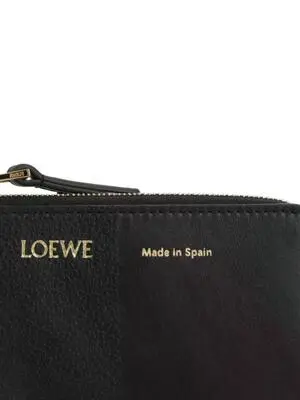 Loewe Grained-leather Card Holder - Black