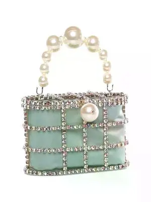 Rosantica Crystal Embellished Mini Bag - Blue