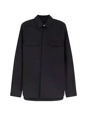 Rick Owens Double-pocket Long-sleeve Shirt