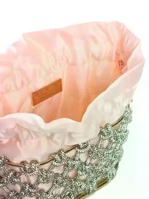 Rosantica Crystal-embellished Shoulder Bag - Silver
