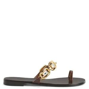 GIUSEPPE ZANOTTI Insomnya Flat Sandals - Brown