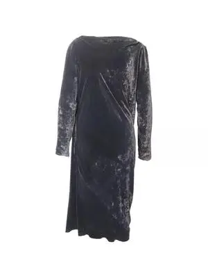 LANVIN Draped Velvet Dress